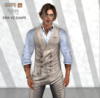 Second Life Marketplace - [SHAPEshifters] ERIK SHAPE FOR LELUTKA ...