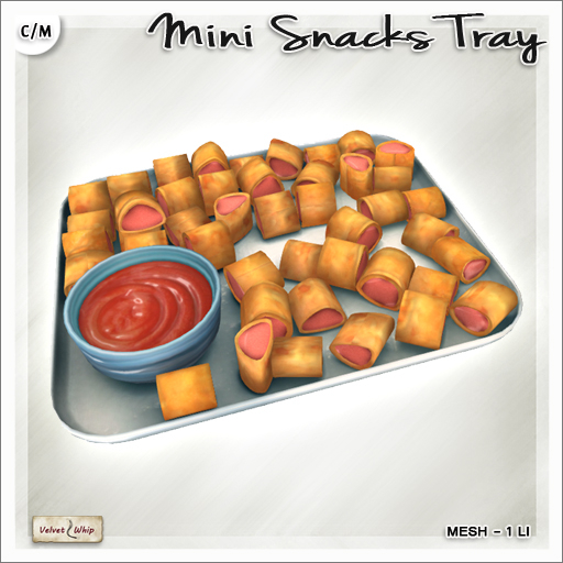 Second Life Marketplace - [V/W] Mini Snacks Tray - Small sausage ...