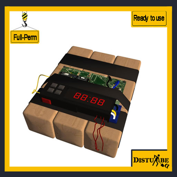 Second Life Marketplace - ::DisturbeD:: C4 Bomb - FULL PERM MESH