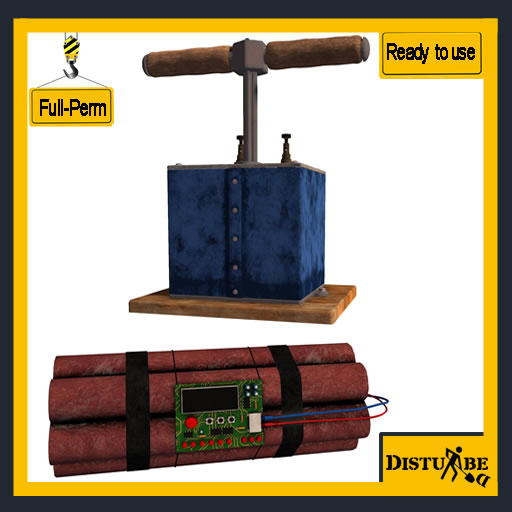 Second Life Marketplace - ::DisturbeD:: TNT Bomb & Detonator - FULL ...