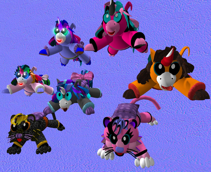 Second Life Marketplace - Pink panther floating cushion s2