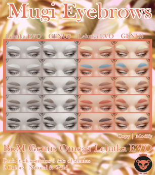 Second Life Marketplace - Harana - Mugi Eyebrows Wilds