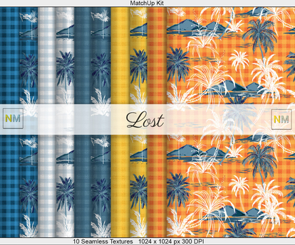 Second Life Marketplace - Lost Matchup Kit 10 Seamless Textures NM ...