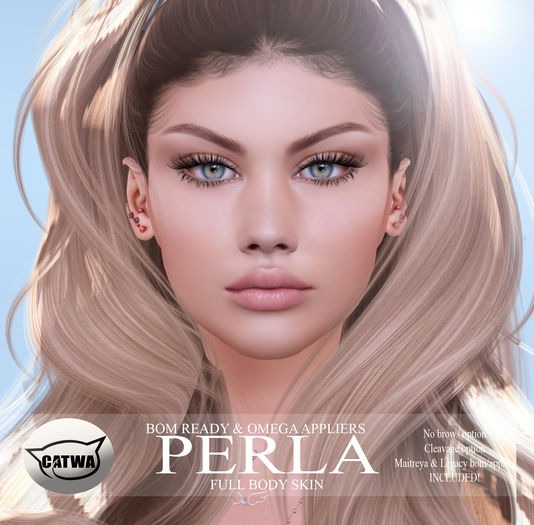 Second Life Marketplace - Wear me Toffee PERLA skin Bom, Catwa omega ...