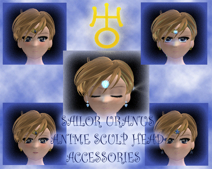 Second Life Marketplace - SAILORURANUS BASIC ANIME SCULP HEAD