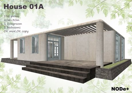 Second Life Marketplace - House01A by NODe+