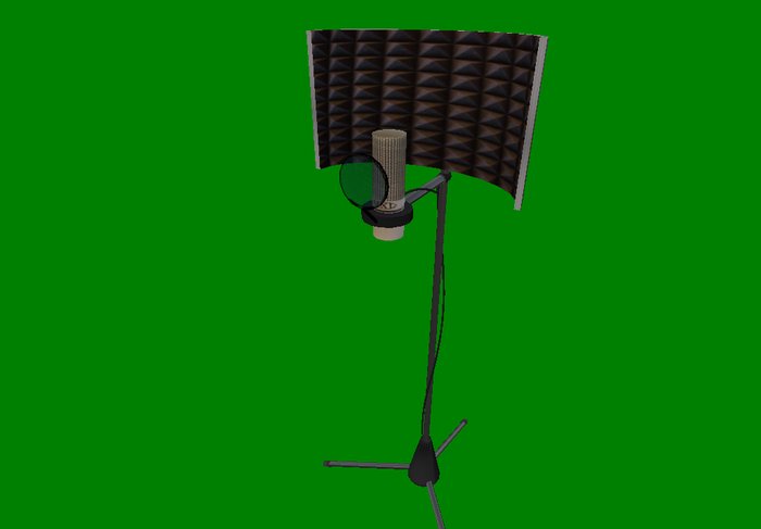 Second Life Marketplace - microphone MXL studio + PopFilter + acoustic ...