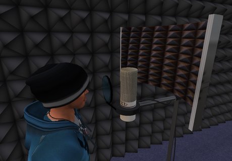 Second Life Marketplace - microphone MXL studio + PopFilter + acoustic ...