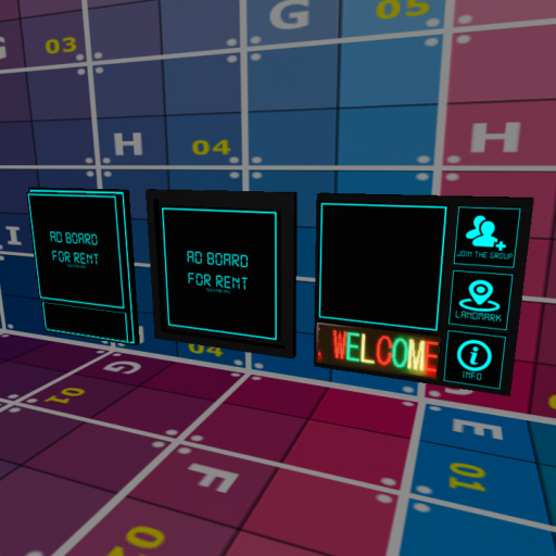 Second Life Marketplace - AD Board V1 + AD Board V2 + Info Board Pack