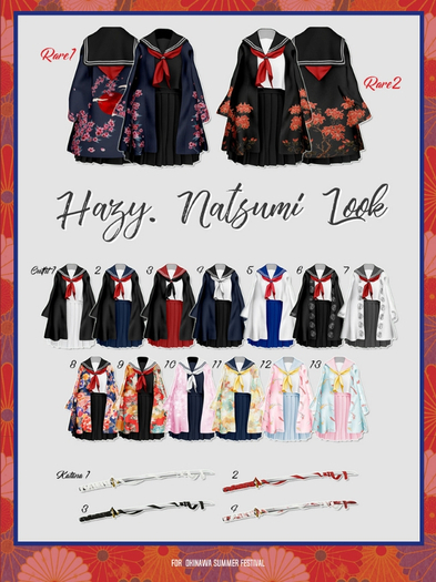Second Life Marketplace - Hazy. Natsumi Look. outfit. S 10