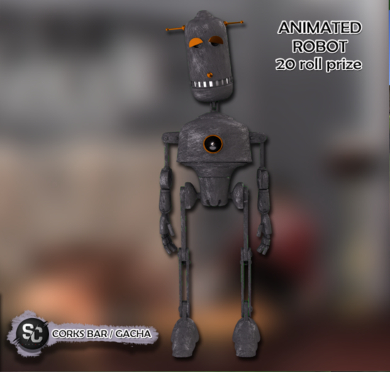 Second Life Marketplace - [ SpotCat ] CORKs Bar - SOI Robot