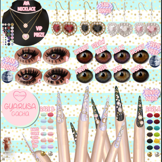 Second Life Marketplace - MICHAN - Gyarusa Gacha - Gyaru Nails ...