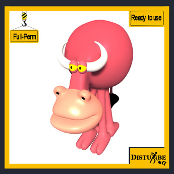 Second Life Marketplace - ::DisturbeD:: Cute Cow - FULL PERM MESH
