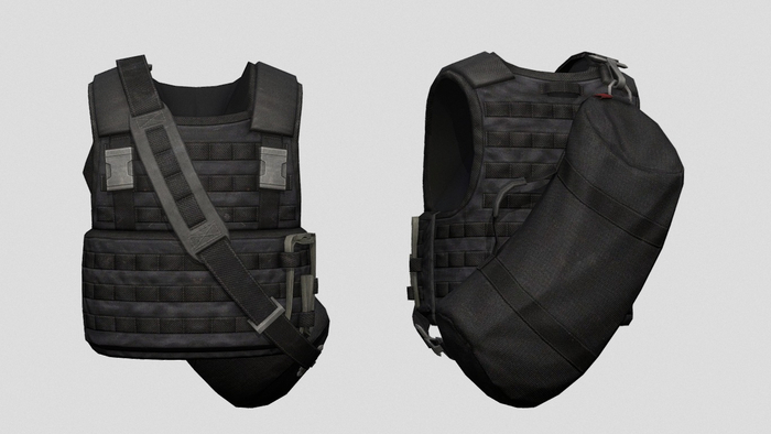 Second Life Marketplace - Light Bulletproof Vest With Bag - Military ...