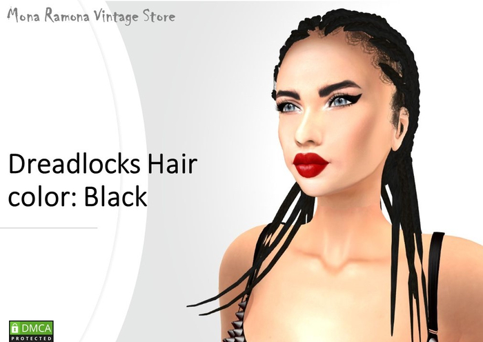 Second Life Marketplace - DREADLOCKS BRAIDED HAIR
