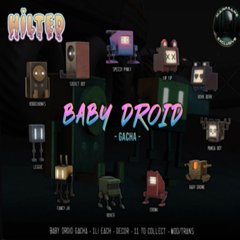 Second Life Marketplace - HILTED - Baby Droid Gacha - Baby Drone