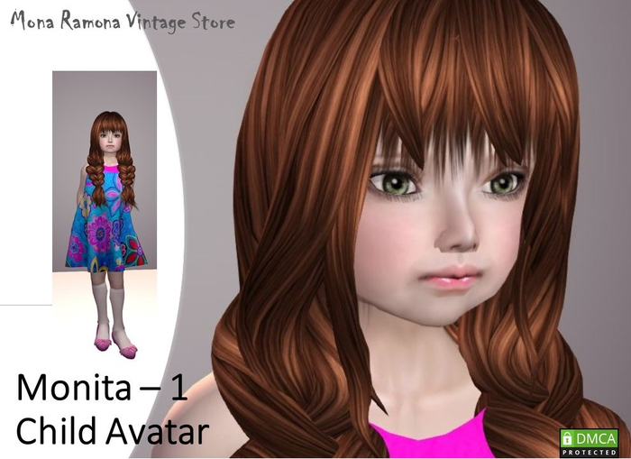 Second Life Marketplace - MONITA 1 CHILD AVATAR