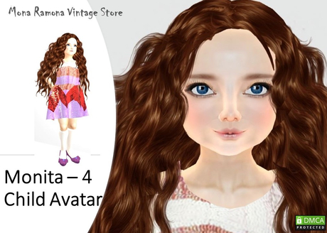 Second Life Marketplace - MONITA 4 CHILD AVATAR
