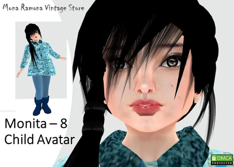 Second Life Marketplace - MONITA 8 CHILD AVATAR