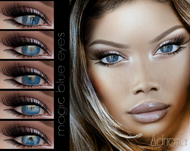 Second Life Marketplace - 1830 **ABSEN** EYES-Adriana- magic blue eyes ...