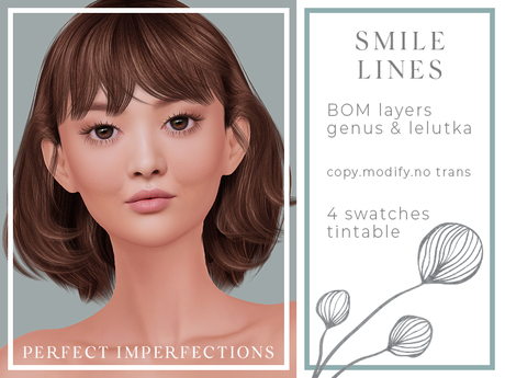 Second Life Marketplace - Perfect Imperfections - Smile Lines