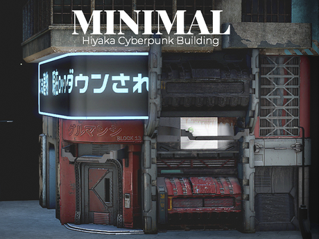 Second Life Marketplace - MINIMAL - Hiyaka Cyberpunk Building