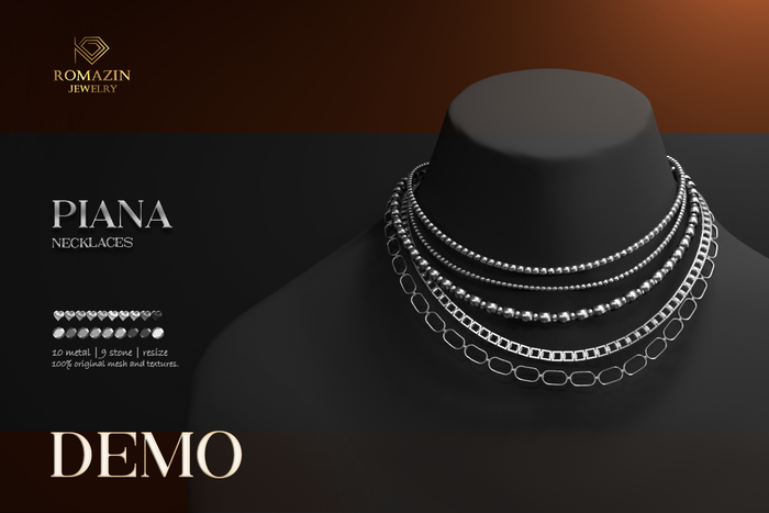 Second Life Marketplace - Romazin - Necklaces , DEMO