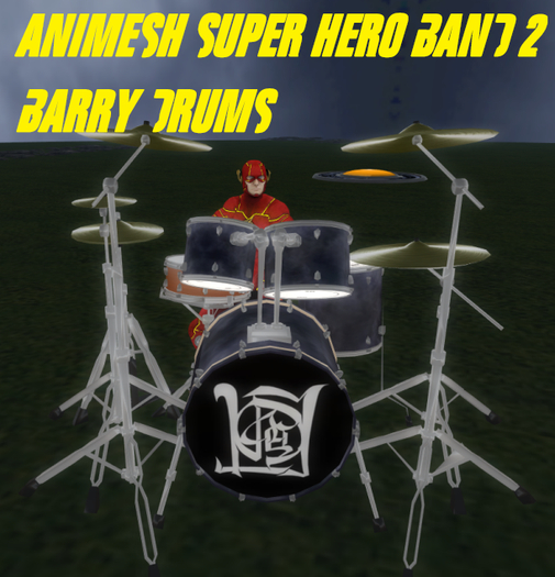 Second Life Marketplace - super hero band 2 drummer barry