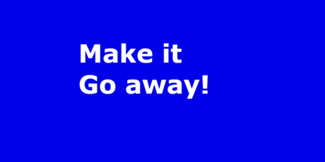 Second Life Marketplace - Make it go away!