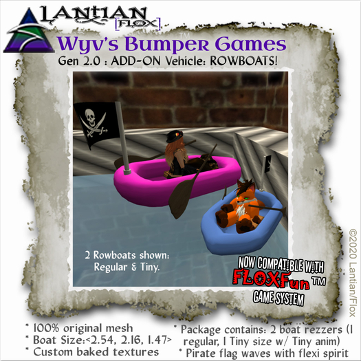 Second Life Marketplace - ~L/Fx~Wyv's Bumper Games™ - ADD-ON Vehicle ...