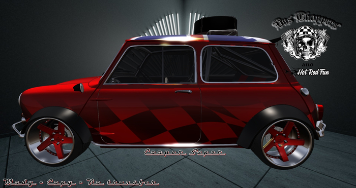 Second Life Marketplace - Cooper Super HUS Hot Rod Garage BOX