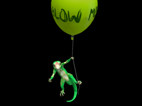 Second Life Marketplace - [SWaGGa] Gecko - Balloon RARE (add/wear)