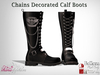 Second Life Marketplace - Chains Decorated Calf Boots _ Maitreya ...