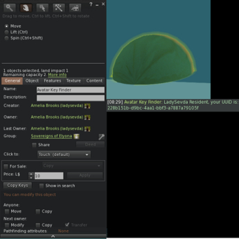 Second Life Marketplace - {SMD} Avatar Key Finder Script