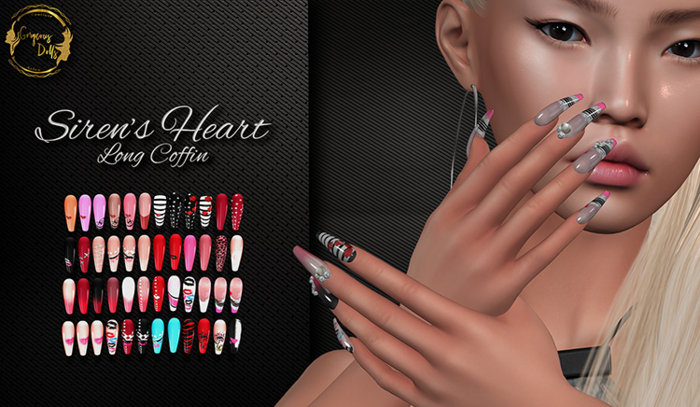 Second Life Marketplace - ~GD~Siren's Heart(Long Coffin) - Maitreya ...