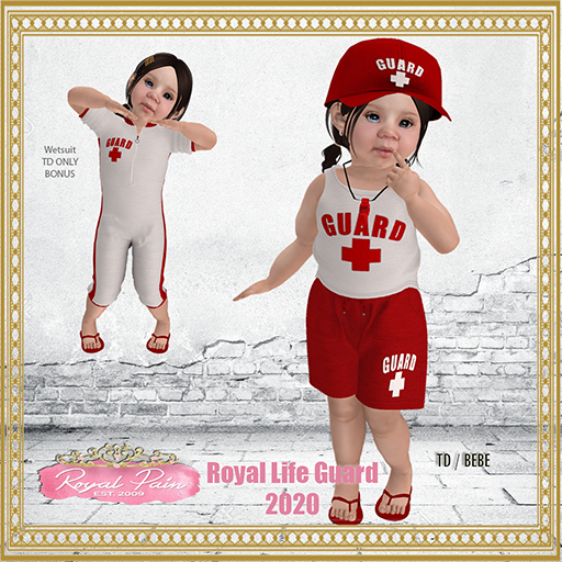 Second Life Marketplace - *-* Royal Pain *-* Royal Lifeguard 2020 costume