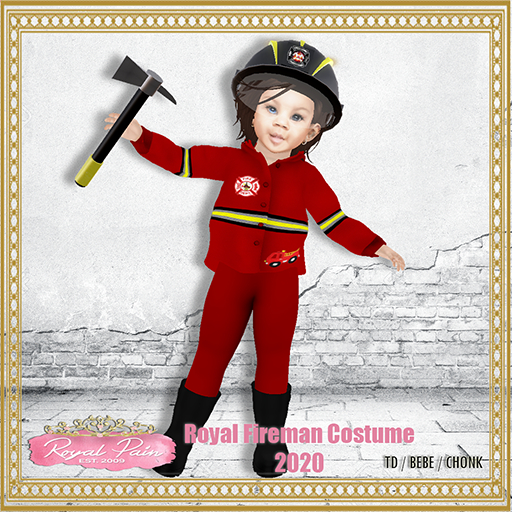 Second Life Marketplace - *-* Royal Pain *-* Royal Fireman 2020 Costume ...