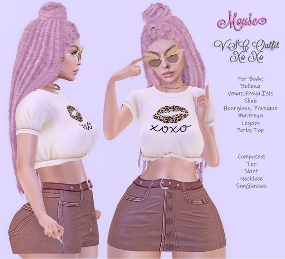 Second Life Marketplace - Mouse * VSC Outfit * Xo Xo
