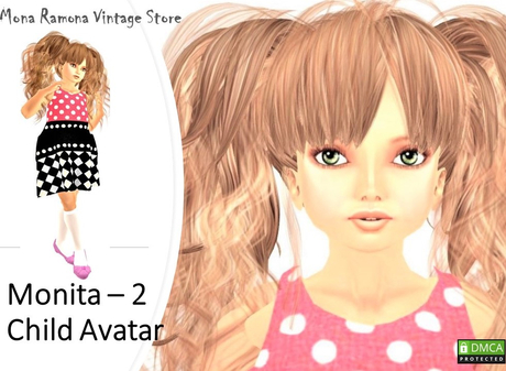 Second Life Marketplace - MONITA 2 CHILD AVATAR