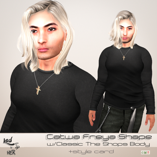 Second Life Marketplace - LedbyHer Catwa Freya Head, Classic the Shops ...