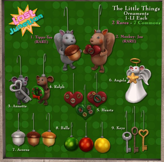Second Life Marketplace - [LJ] The Little Things Ornament - Monkey Joe ...