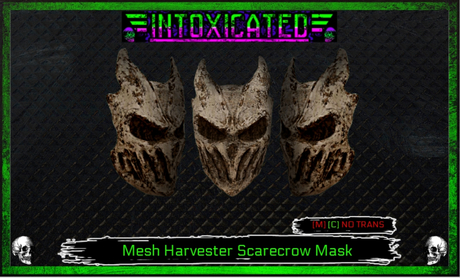 Second Life Marketplace - [IN] Mesh Deathbringer Slayer mask Scarecrow