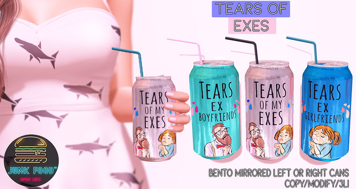 Second Life Marketplace - Junk Food - Tears of Exes (Boyfriend)