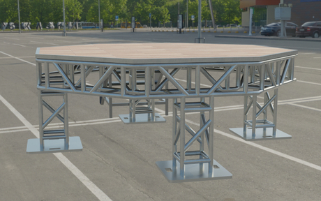 Second Life Marketplace - Truss Octagon Platforms