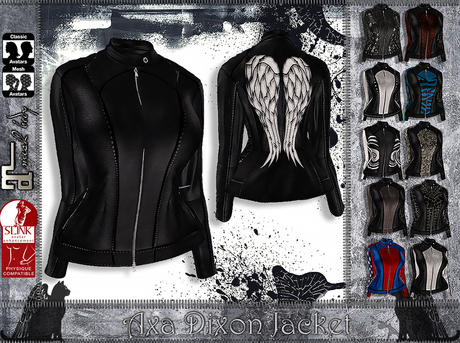 Second Life Marketplace - *.:Dark Cat:.*JKT-Axa Dixon Jacket