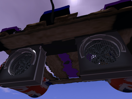 Second Life Marketplace - [-NT-] "H.M. Floater" Fan-Powered Raft [Boxed]