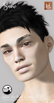 Second Life Marketplace - ~Meow Meow~ Skin head & body BOM Julian Snow Box