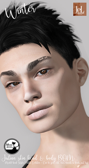 Second Life Marketplace - ~Meow Meow~ Skin head & body BOM Julian ...