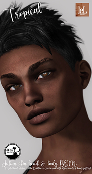 Second Life Marketplace - ~Meow Meow~ Skin head & body BOM Julian ...