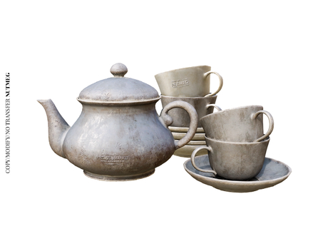 Second Life Marketplace - Nutmeg. Orchard Harvest Tea Set